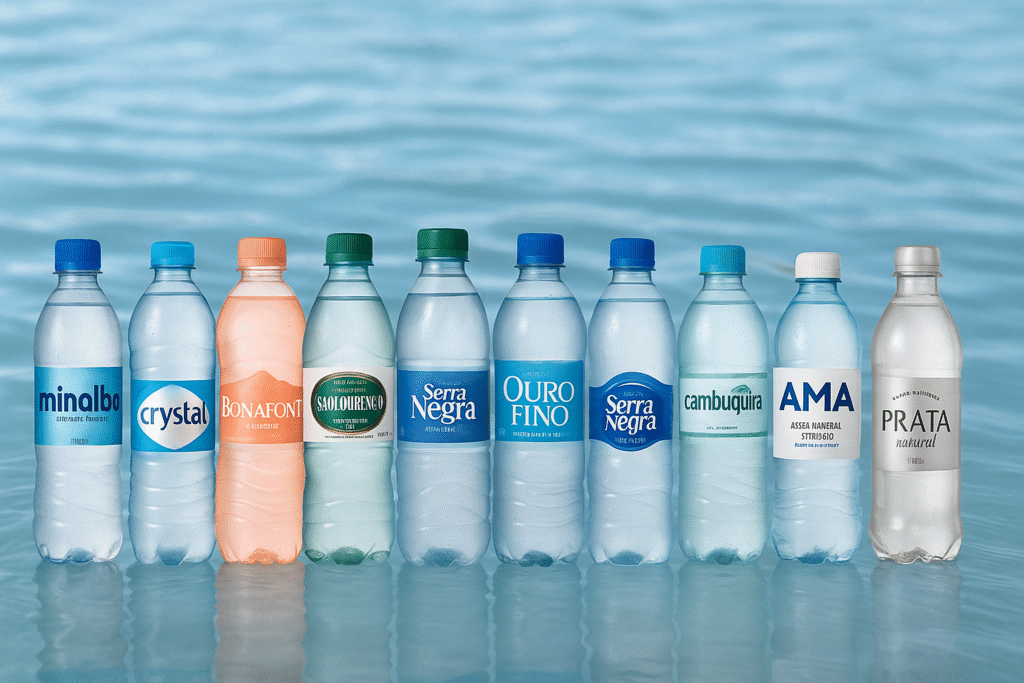 Marcas de Água Mineral - As 10 melhores vendidas no Brasil
